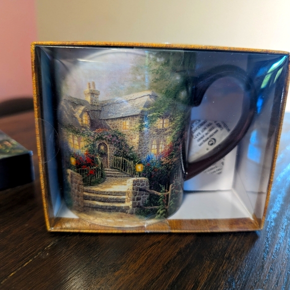 LANG | Kitchen | Lang Coffee Mug 4oz Thomas Kinkade Hollyhock House ...